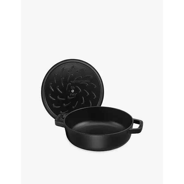 STAUB Braiser Cast-iron Sauté Pan - Black