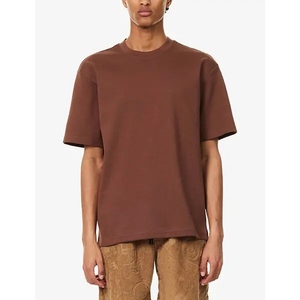Oas Ovi Embroidered Cotton T-shirt