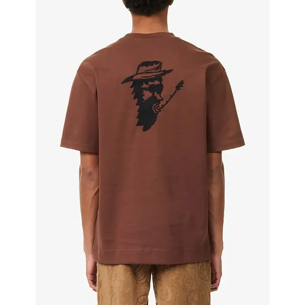 Oas Ovi Embroidered Cotton T-shirt