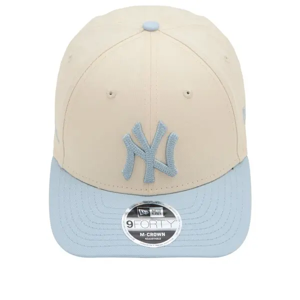 New Era New York Yankees Side Script 9forty Adjustable Cap - Blue
