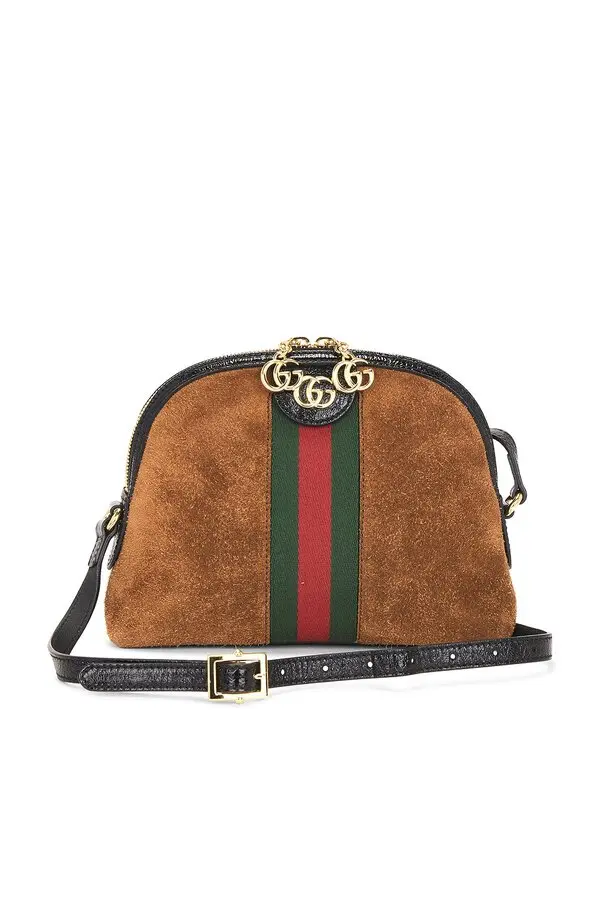 Gucci Ophidia Shoulder Bag - Brown