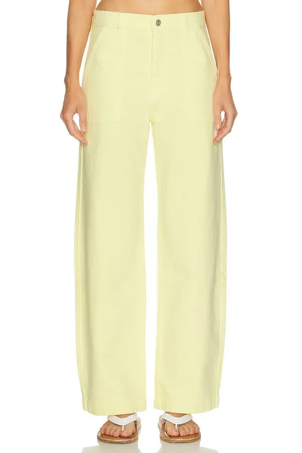 FRAME The Bow Cargo Jean - Lemon