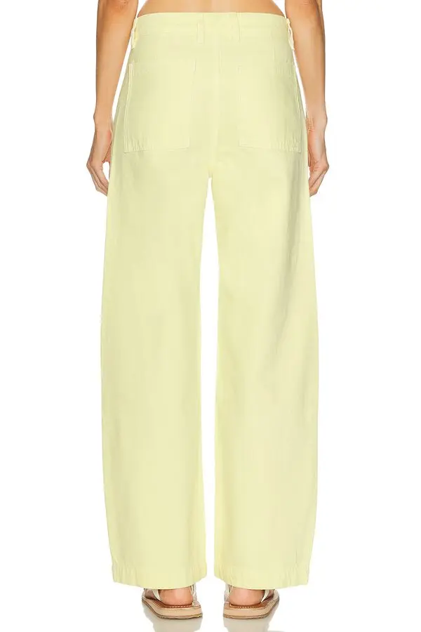 FRAME The Bow Cargo Jean - Lemon