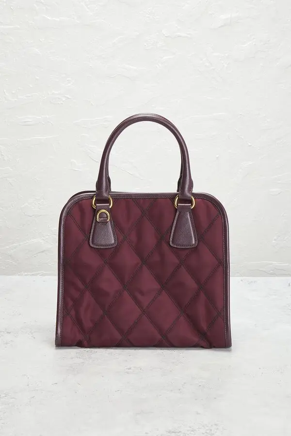 Prada Tessuto Quilted Nylon Handbag