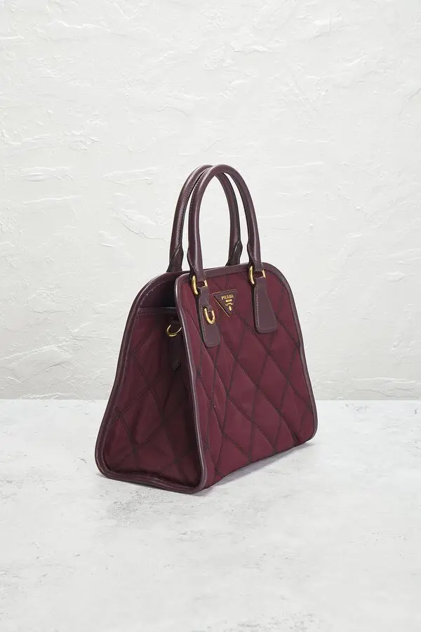 Prada Tessuto Quilted Nylon Handbag