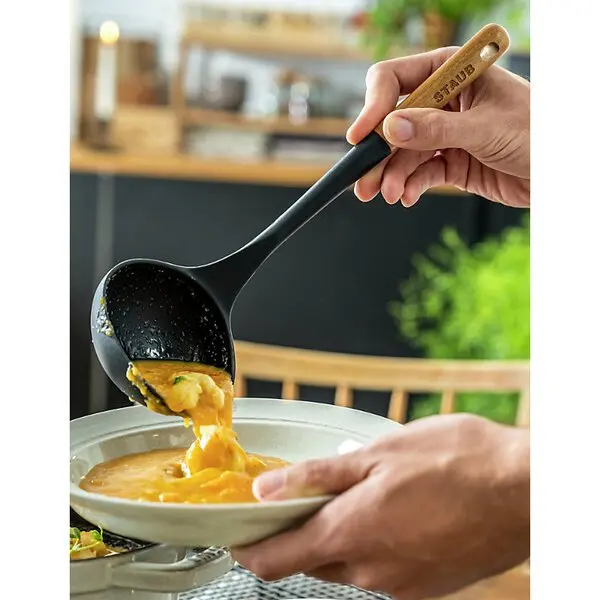 STAUB Brand-embossed Silicone Soup Ladle