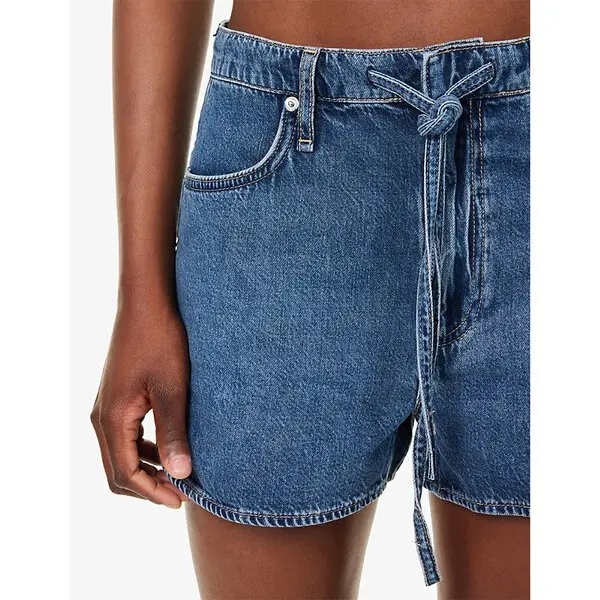 Rag & Bone Nolan Tie-waist Denim Shorts - Emerson