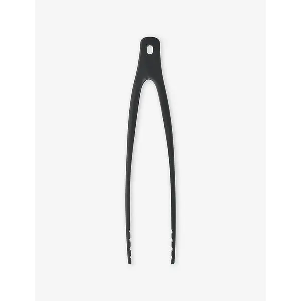 STAUB Brand-embossed Silicone Tongs - Black