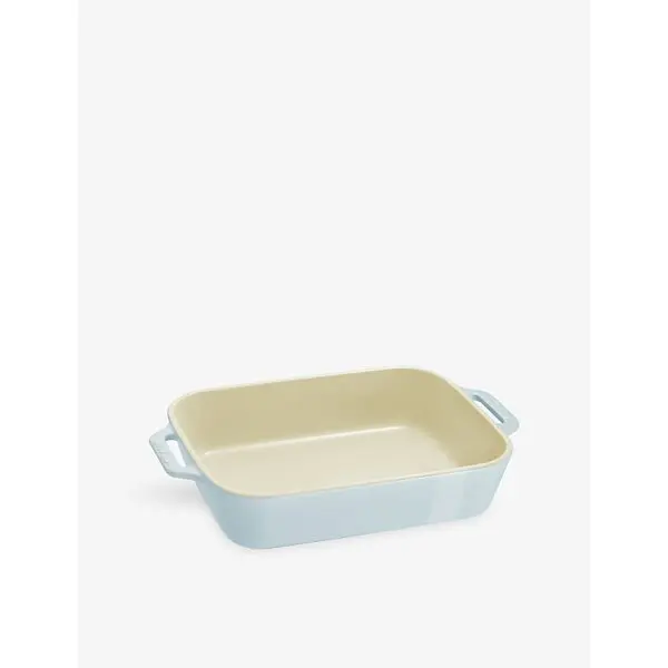 STAUB Rectangular Set Of Three Ceramic Gratin Dishes