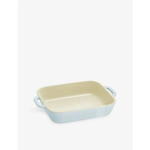 STAUB Rectangular Set Of Three Ceramic Gratin Dishes