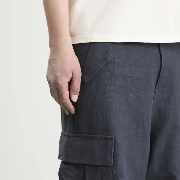 Rhude Linen Parachute Cargo Trousers