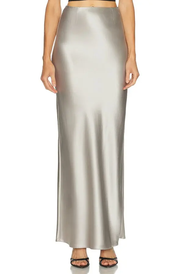 SAME Satin Maxi Skirt