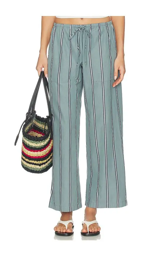 Donni. Pop Stripe Drawstring Pant