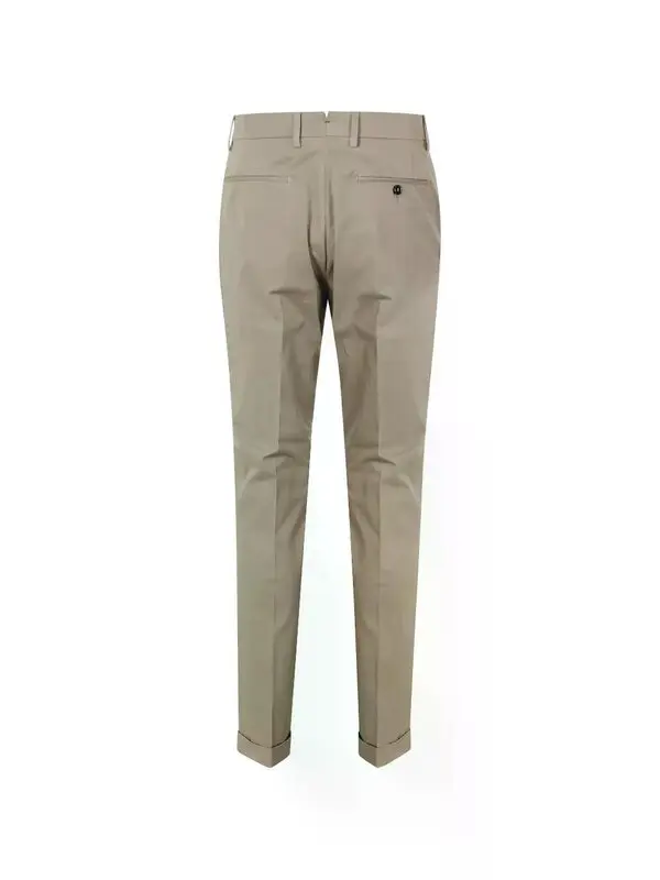 BERWICH Pressed Crease Turn-up Trousers
