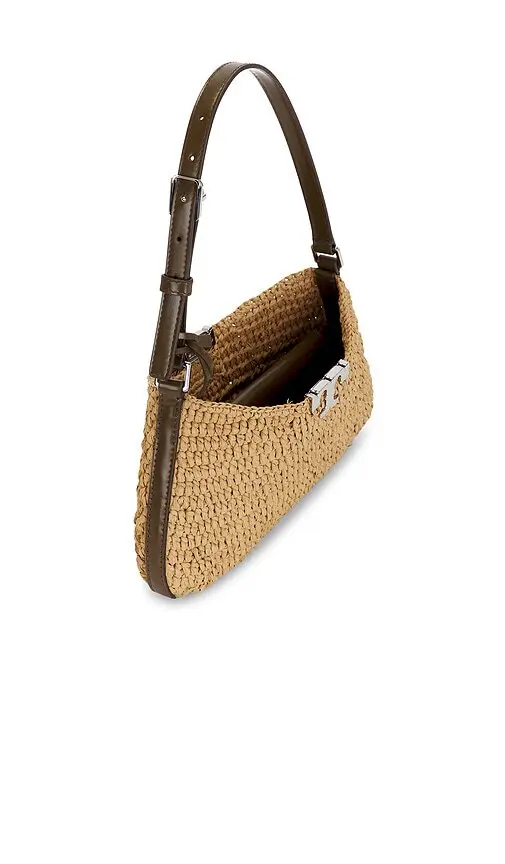 Tory Burch Eleanor Straw Slim Shoulder Bag