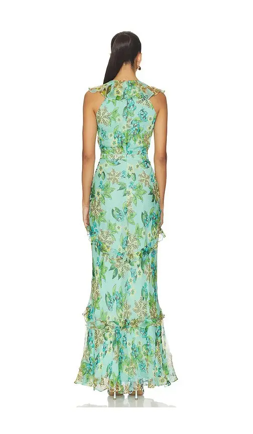 Saloni Rita" Floral Maxi Dress