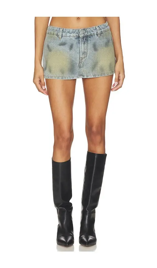 Lioness Rhode Mini Denim Skirt