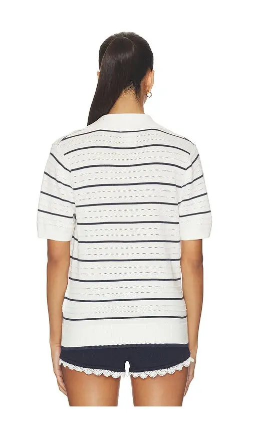 Varley Wren Knit Polo Top
