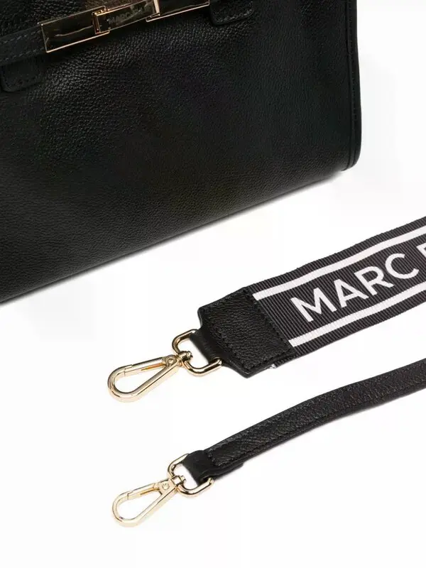 MARC ELLIS Pebbled-effect Tote Bag - Black