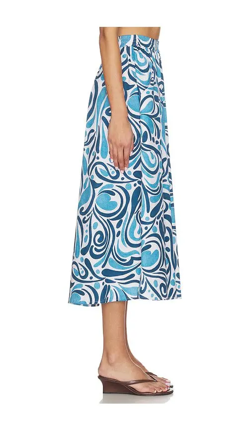 Peixoto Paula Midi Skirt - Blue