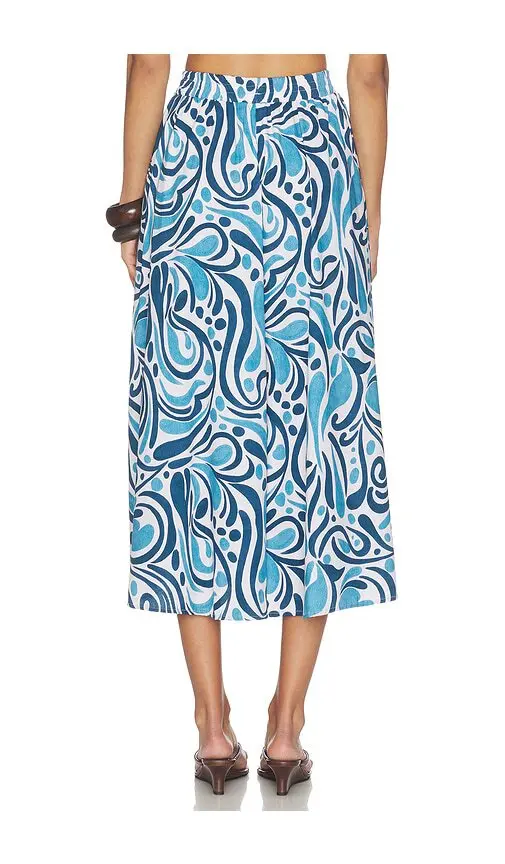 Peixoto Paula Midi Skirt - Blue