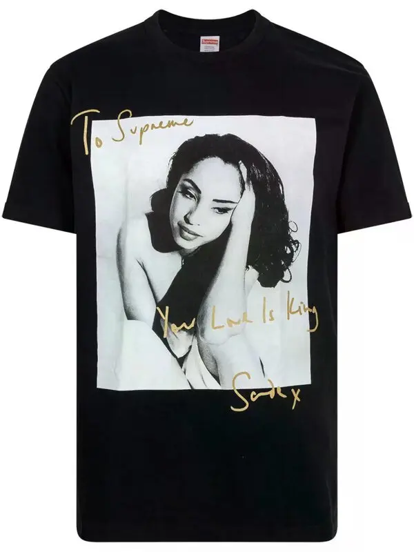 Supreme Sade Cotton T-shirt - Black