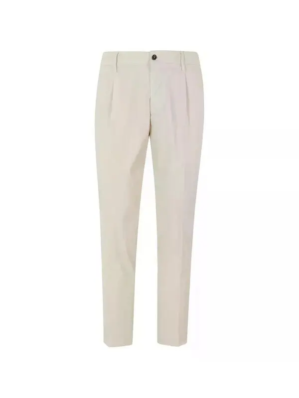 BE ABLE Pleated Tapered Trousers - Neutrals