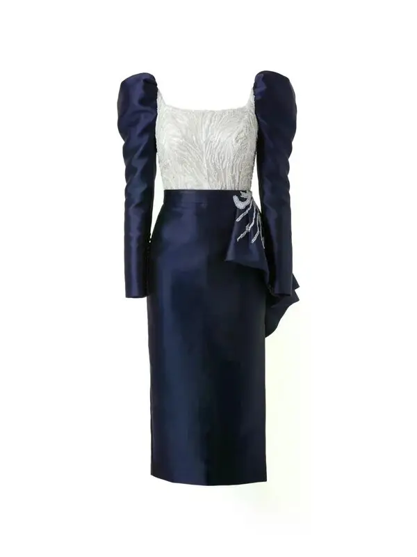 GATTINOLLI BY MARWAN Beaded Midi Dress