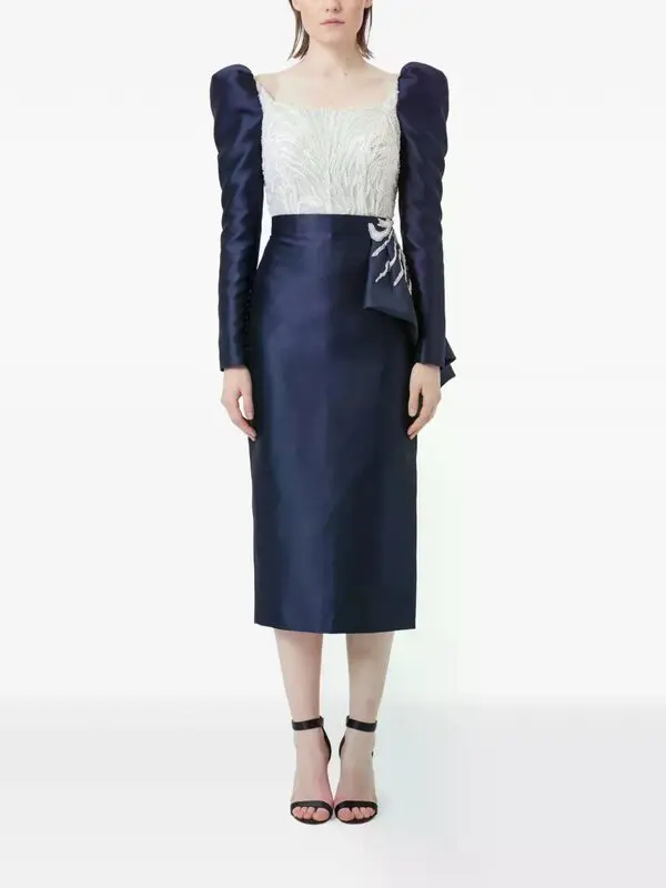 GATTINOLLI BY MARWAN Beaded Midi Dress