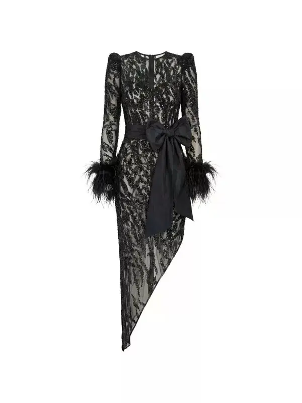 GATTINOLLI BY MARWAN Gattinollibymarwan Sequin-embroidered Midi Dress