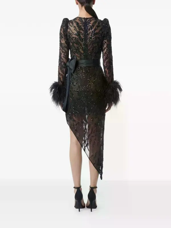 GATTINOLLI BY MARWAN Gattinollibymarwan Sequin-embroidered Midi Dress