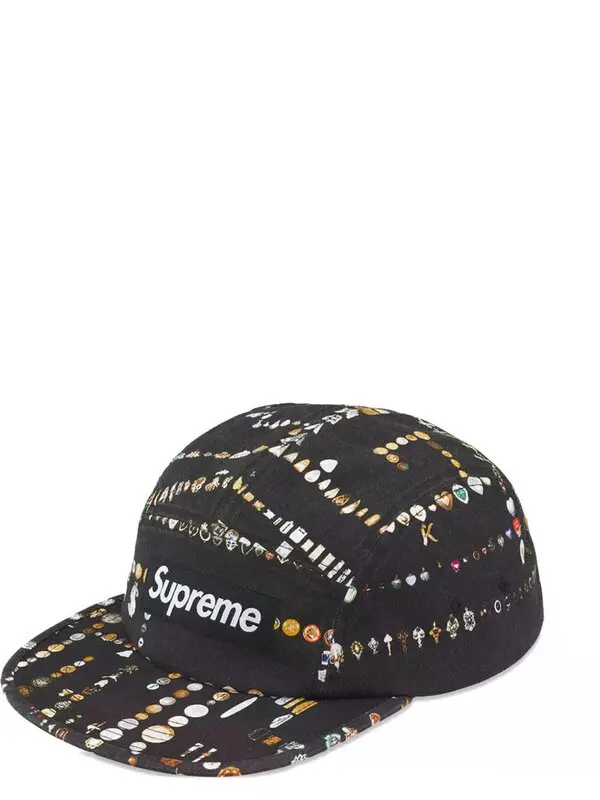 Supreme X Mike Kelley Graphic Print Cap - Black