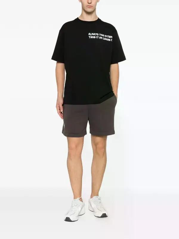 GEORGE. George Slogan And Barcode Print T-shirt