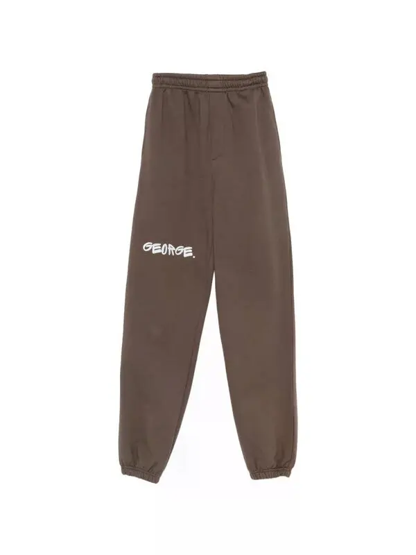 GEORGE. George Logo Print Track Pants