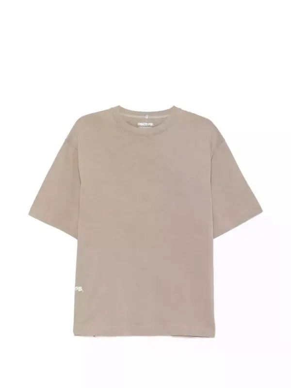 GEORGE. George Khaki Beige Cotton Crew Neck Short Sleeve T-shirt