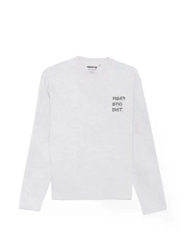 GEORGE. Logo Print Long Sleeve T-shirt