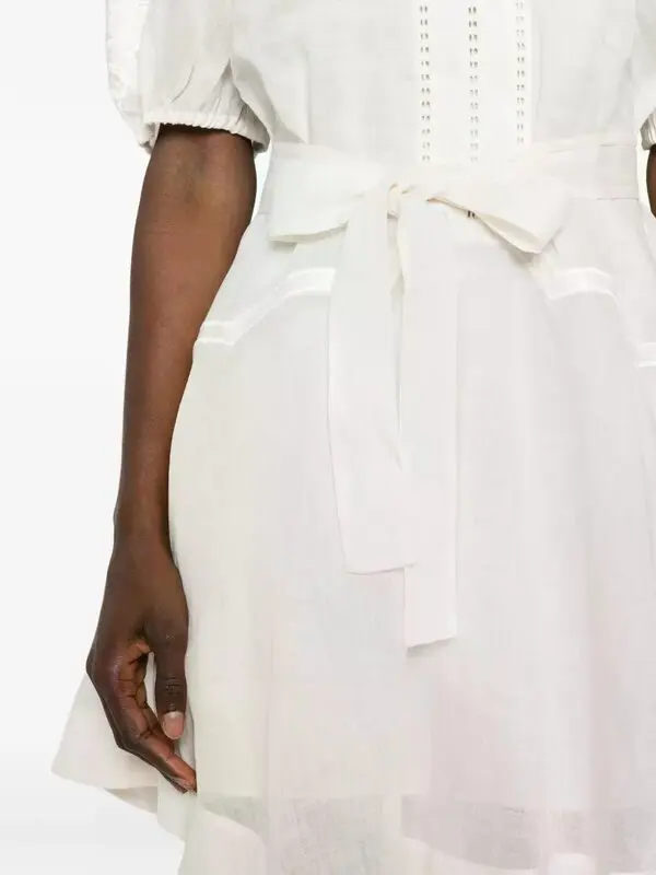TWINSET Mini Embroidered Belted Dress