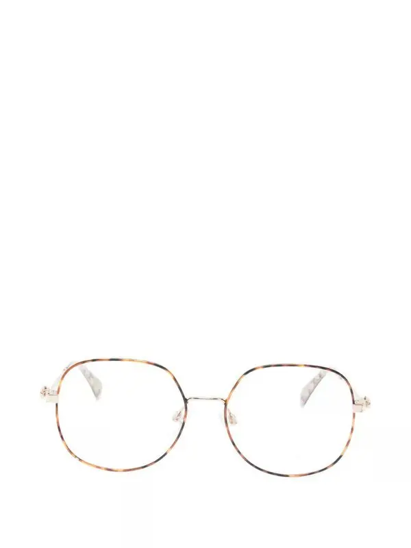 Ted Baker London Gracie Geometric-frame Eyeglasses - Brown