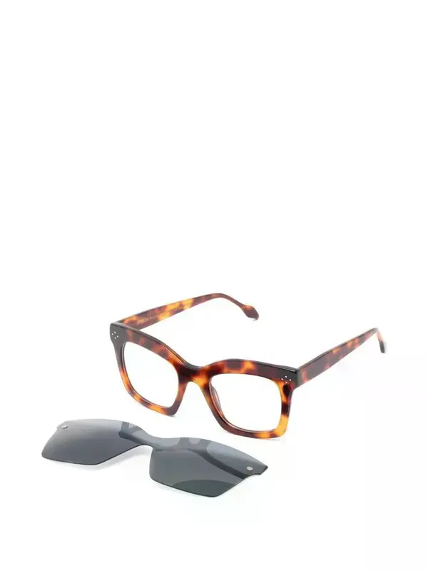PHILOSOPHEYES Tortoiseshell-effect Eyeglasses