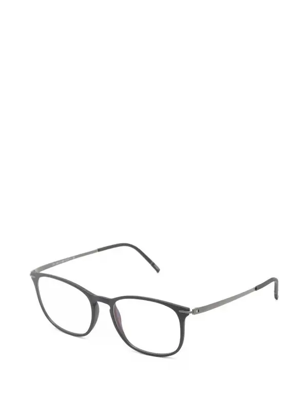 SILHOUETTE Square-frame Eyeglasses - Black