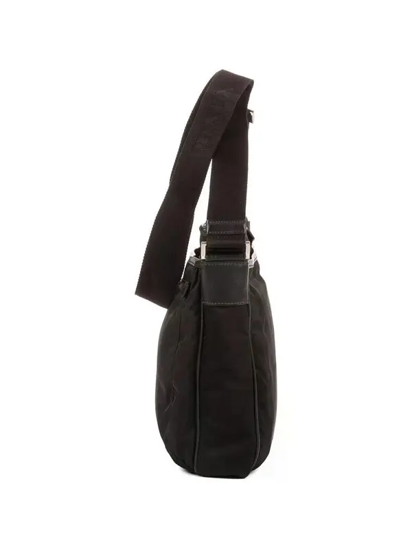 Prada Logo Plaque Shoulder Bag