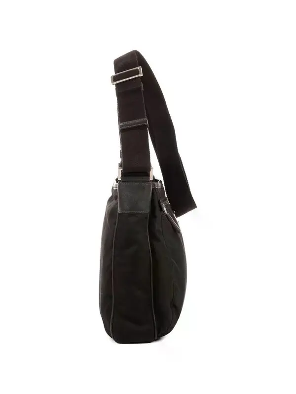 Prada Logo Plaque Shoulder Bag