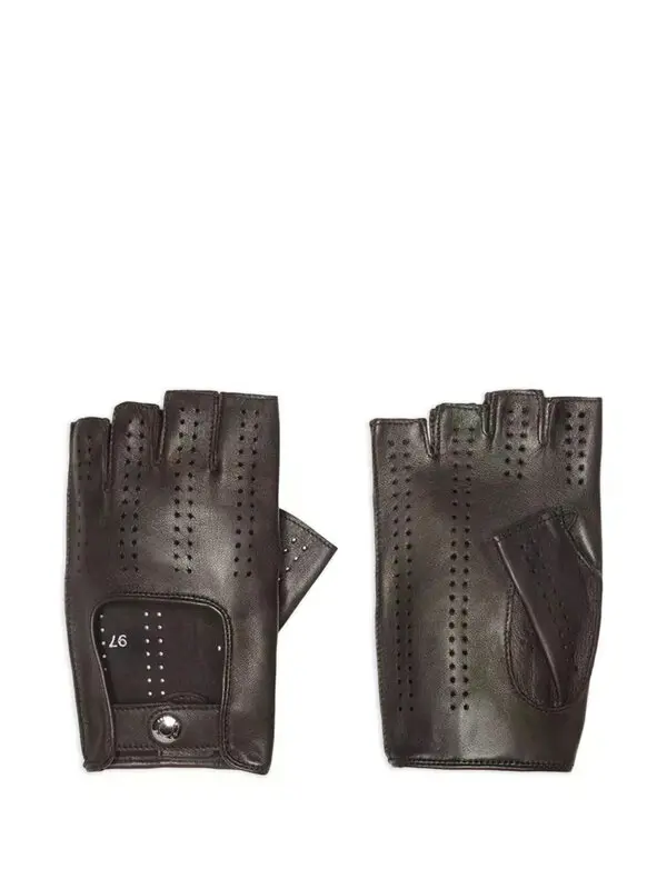 CAUSSE Leather Driving Gloves - Brown