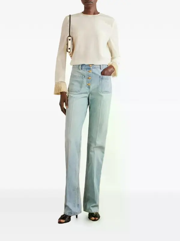 Valentino Garavani Ivory Silk Blouse