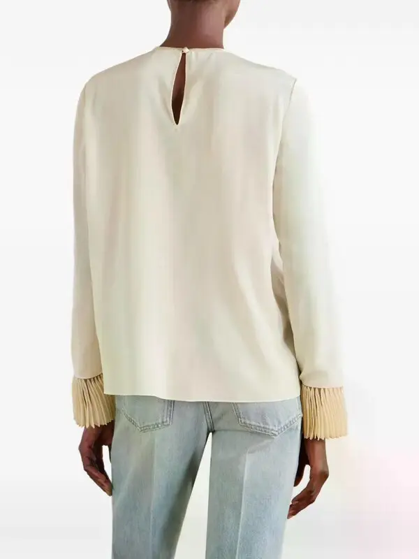 Valentino Garavani Ivory Silk Blouse