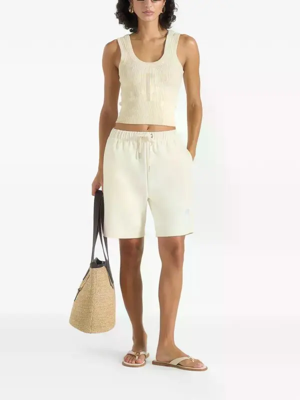 Manière De Voir Logo-patch Drawstring Shorts