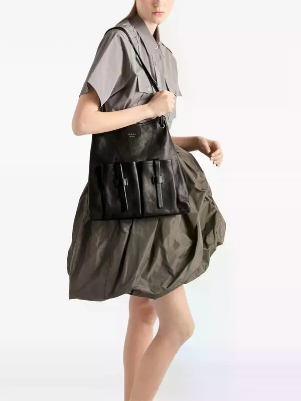 Prada Route Large Leather Bag