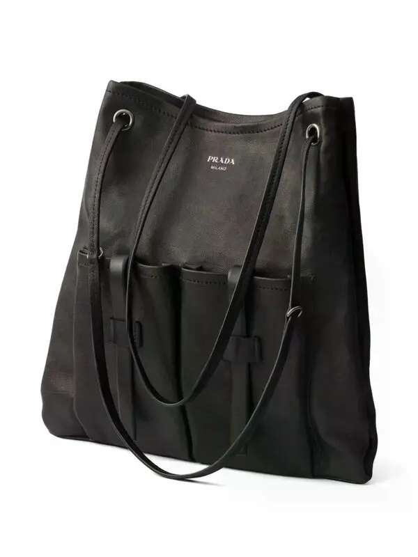 Prada Route Large Leather Bag