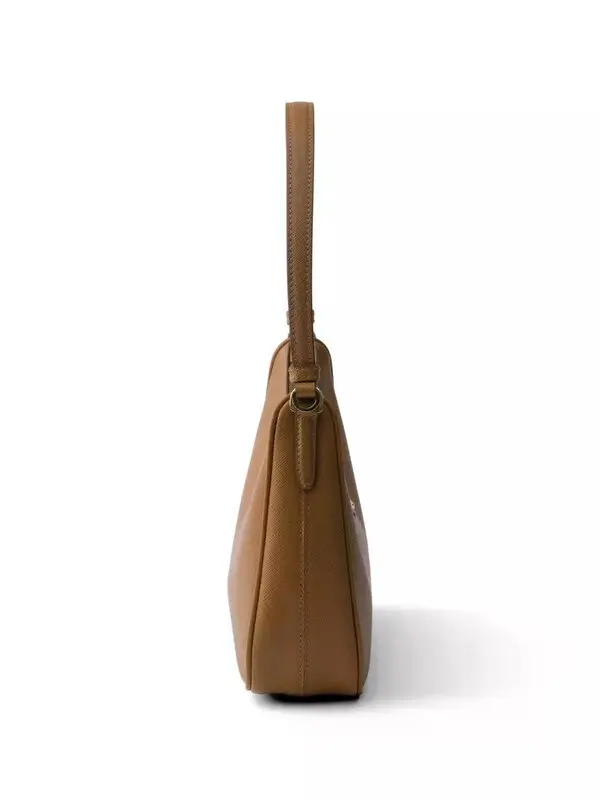 Prada Saffiano Leather Mini Bag - Brown