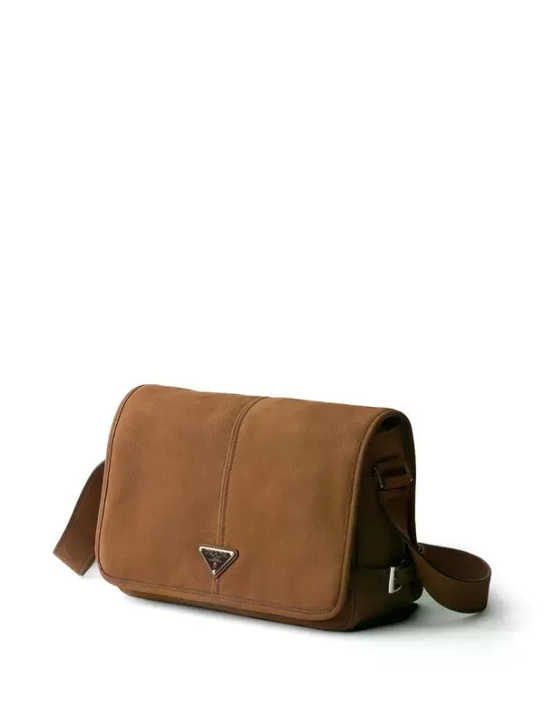 Prada Nubuck Leather Shoulder Bag